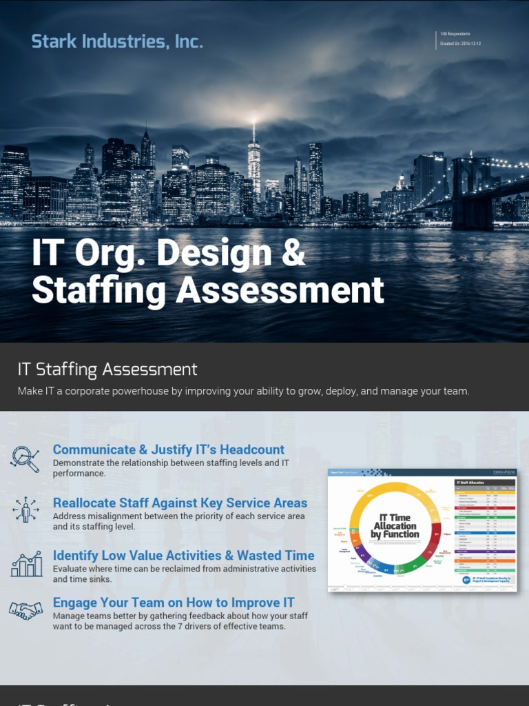 IT Staffing Assessment Sample PDF | PDF | Benchmark (Computing) | Economies