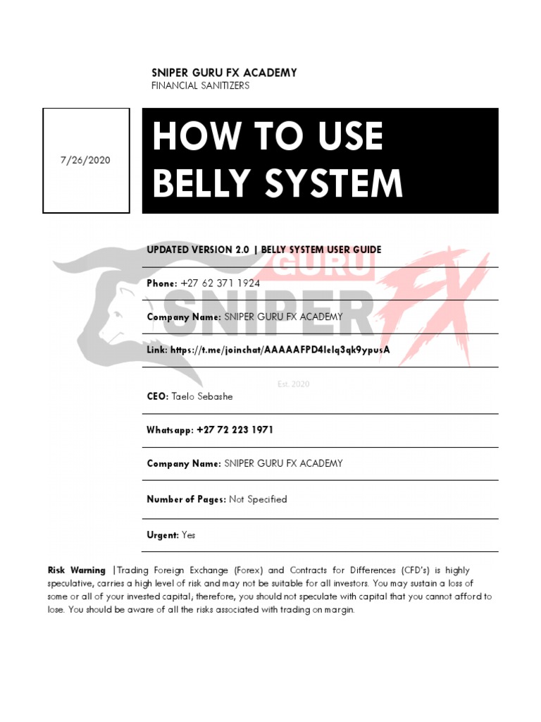 How To Use Belly System V2.0 | PDF | Contract For Difference | Market Trend