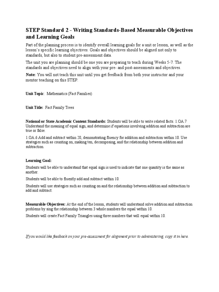 Step Standard 2 | PDF