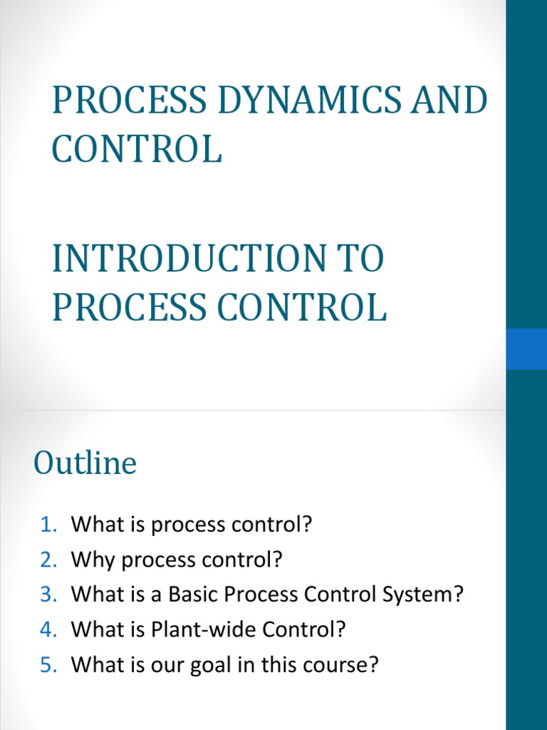 Lec 4 Introduction To Process Control | PDF