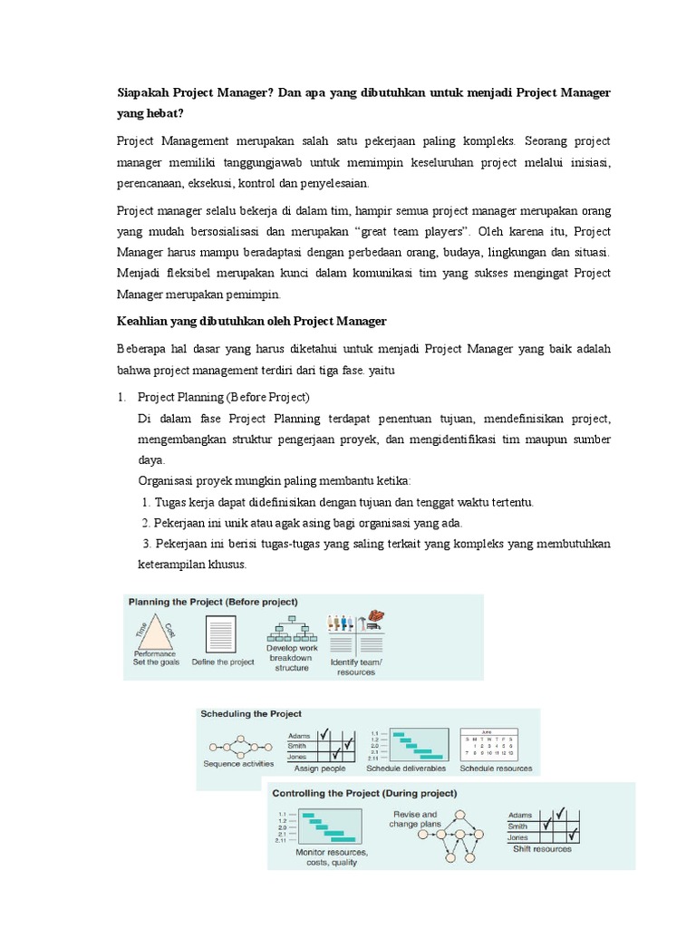 Menjadi Project Manager yang Hebat | PDF | Bisnis | Pengelolaan ...