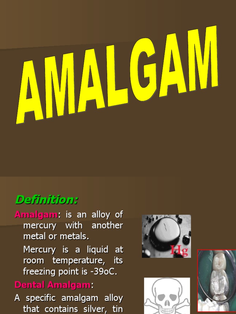 Amalgam | PDF | Alloy | Silver