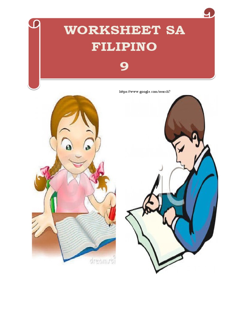 Worksheet Sa Filipino 9 Week 7 8 | PDF
