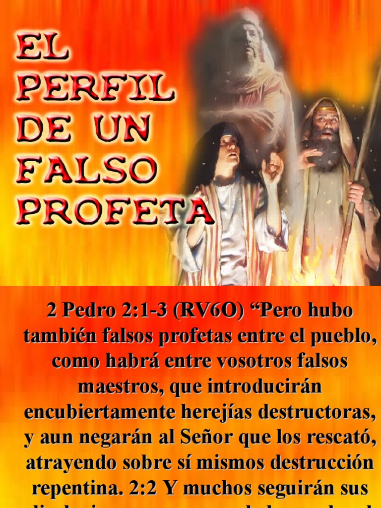 El Perfil Del Falso Profeta | PDF | Profeta | Saulo