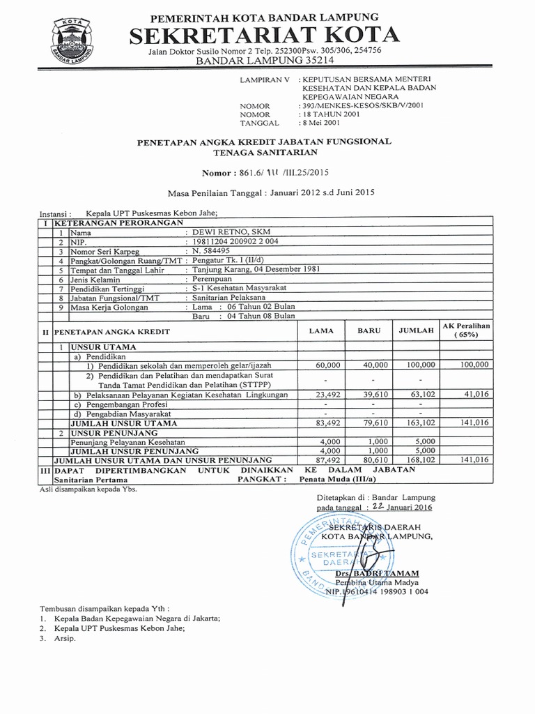 Contoh Pak Sanitarian | PDF