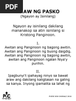 Panunuluyan Script | PDF