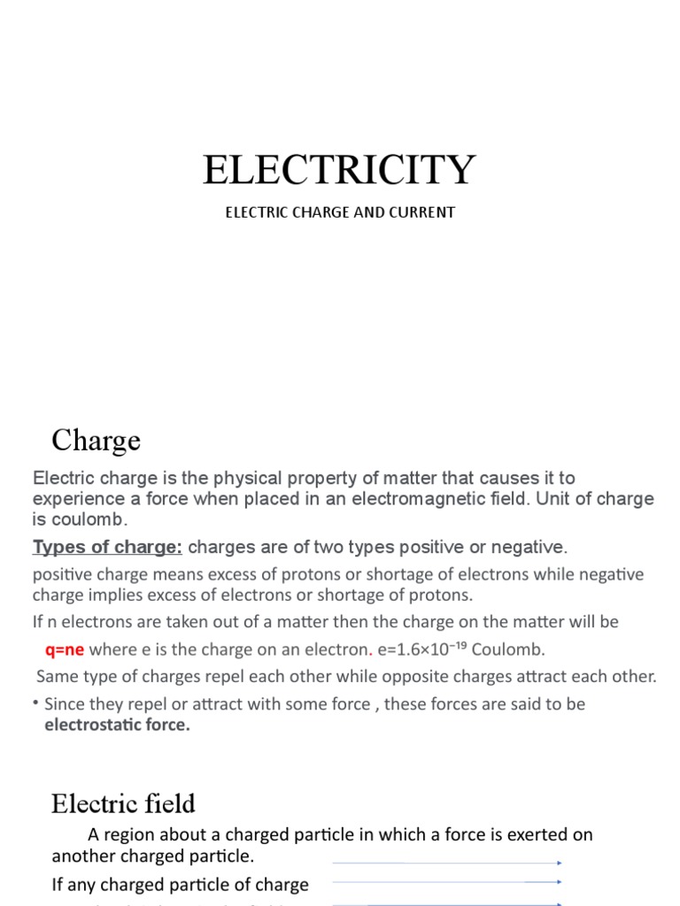 Important Notes For Electricity and My Lecture Notes | PDF | Electric ...