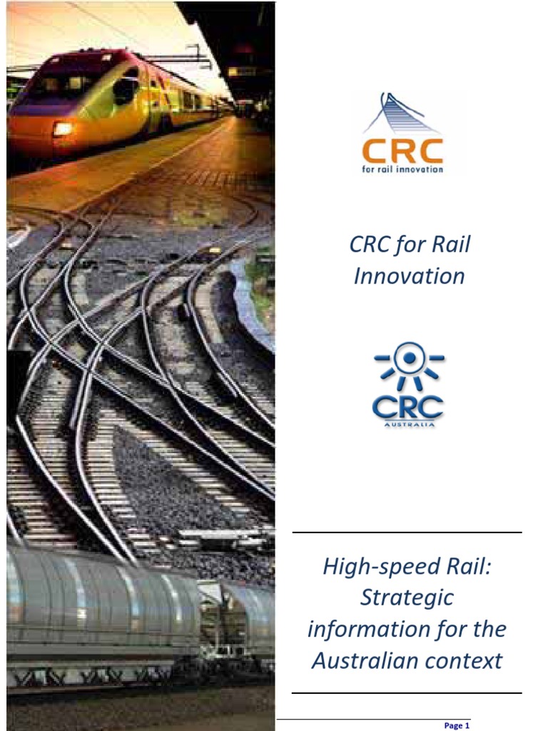 CRC | PDF | High Speed Rail | Rail Transport