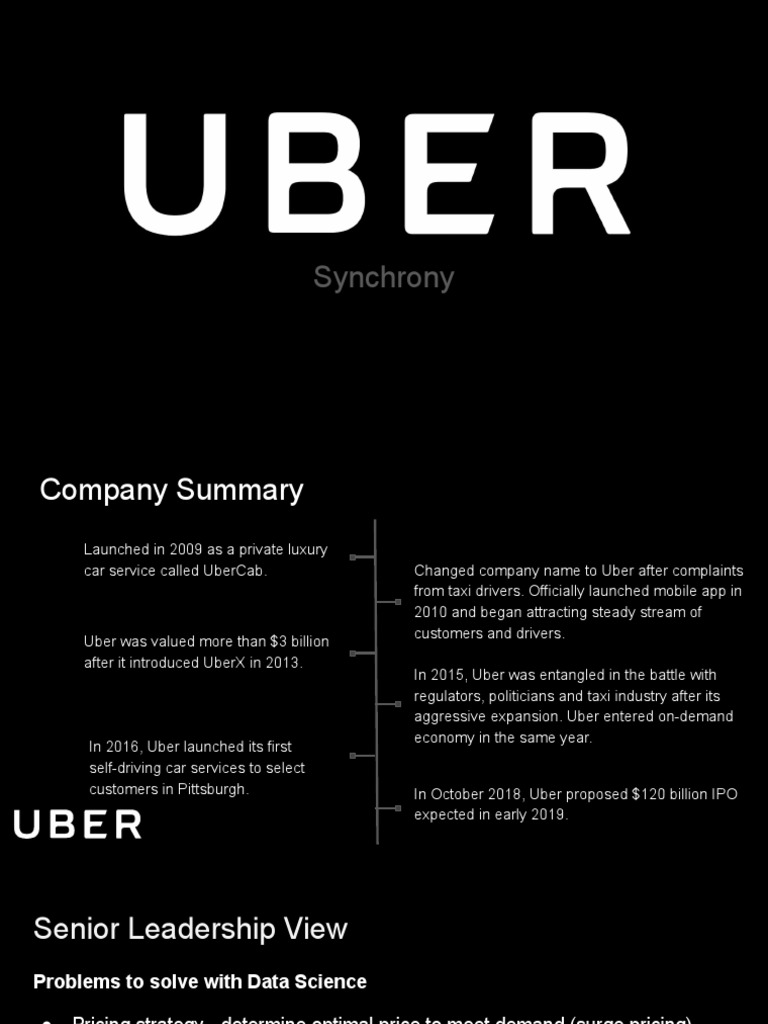 Uber Case Study | PDF | Analytics | Pricing