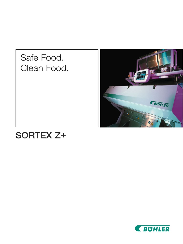 Safe Food. Clean Food.: Sortex Z+ | PDF | Optics | Electromagnetic ...