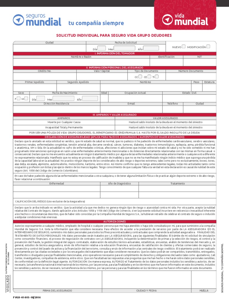 Formato Poliza de Seguros | PDF | Póliza de seguros | Seguro