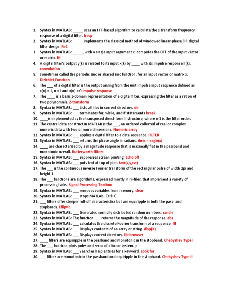 Final Exam | PDF | Matlab | Fast Fourier Transform