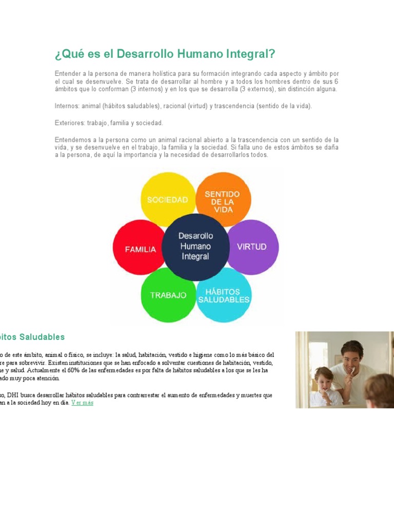 Qué Es El Desarrollo Humano Integral | PDF | Amor | Conceptos psicologicos