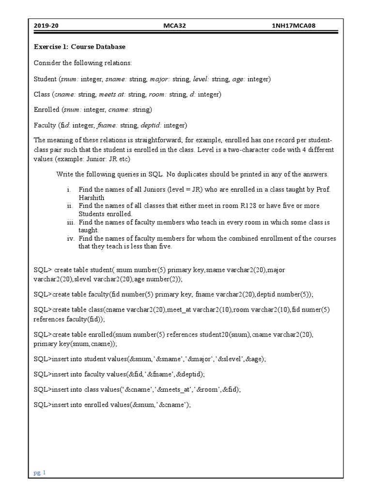 DBMS Lab-1 | PDF | Software Design | Data Management
