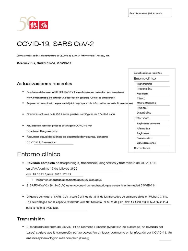 Sanford Guide-1.en - Es | PDF | Cuidado de la salud | Ciencias de la vida