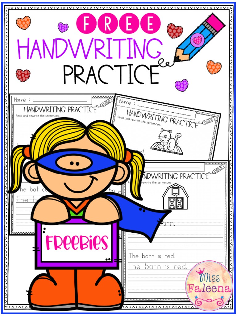 Free Handwriting Practice Resources | PDF