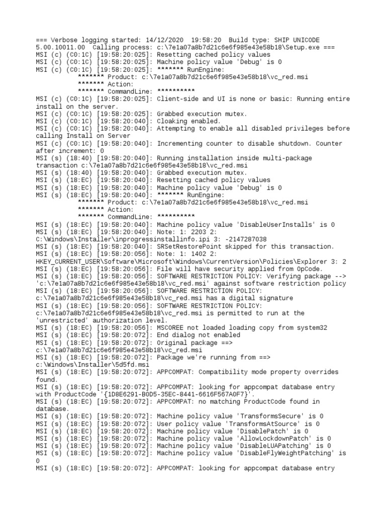 Microsoft Visual C++ 2010 x64 Redistributable Setup - 20201214 ...
