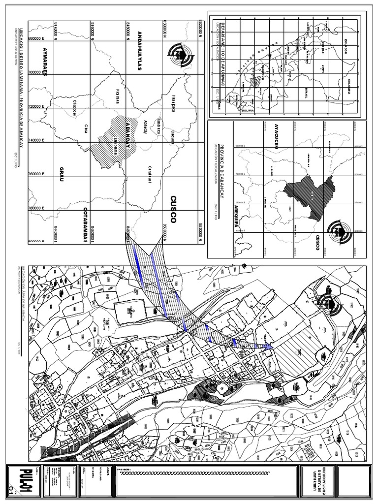 01 PLANO DE UBICACION Y LOCALIZACION LAMBRAMA Layout1 | PDF