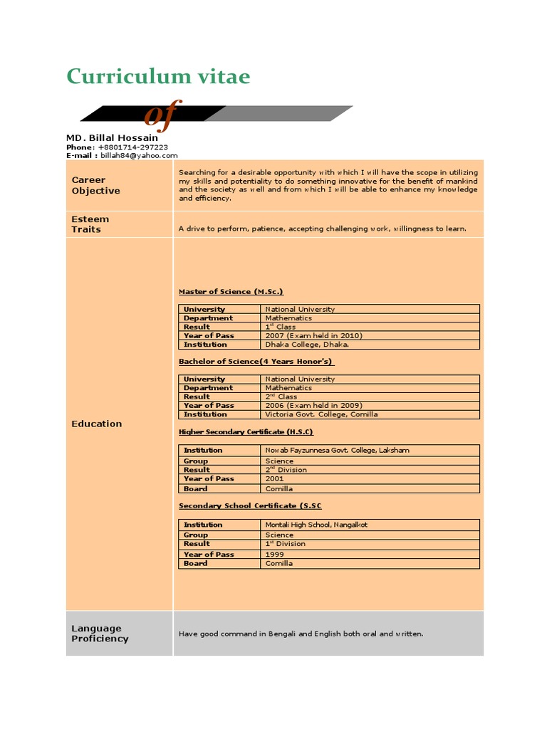 Colour CV | PDF | Behavior Modification | Learning