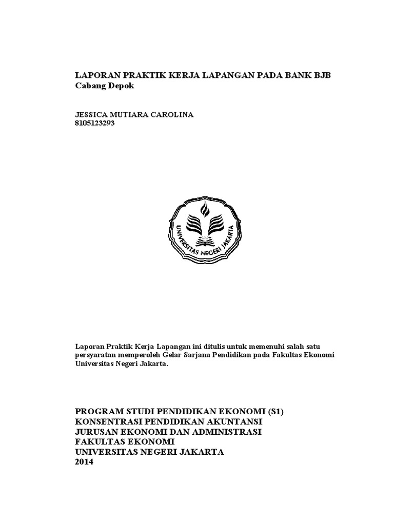 Laporan PKL di Bank BJB Depok | PDF