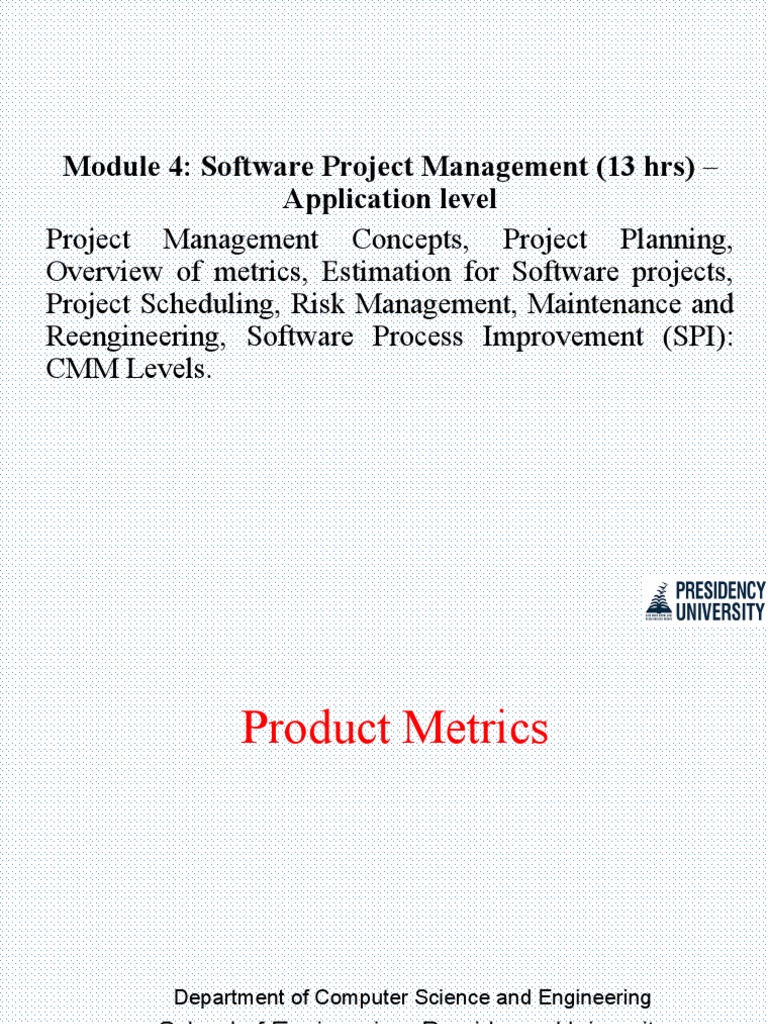 Module 4: Software Project Management (13 HRS) - Application Level | PDF | Class (Computer ...