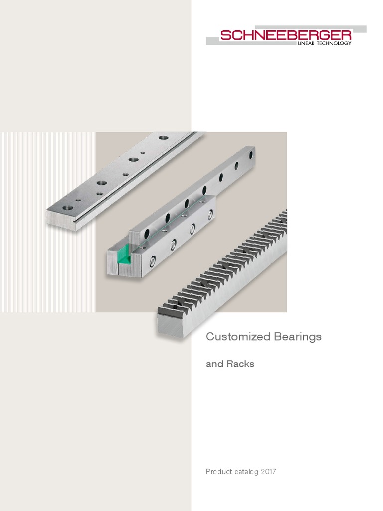 Customized Bearings and Racks - Product Catalog EN | PDF | Gear ...
