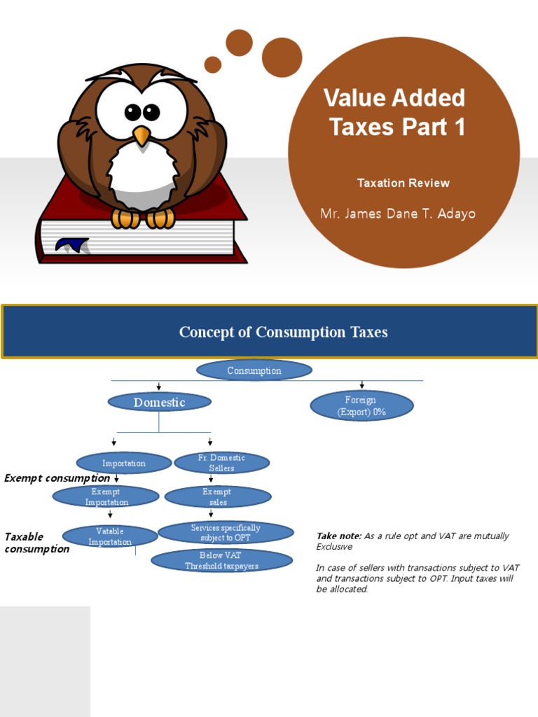 Understanding VAT and Consumption Taxes | PDF | Value Added Tax | Invoice