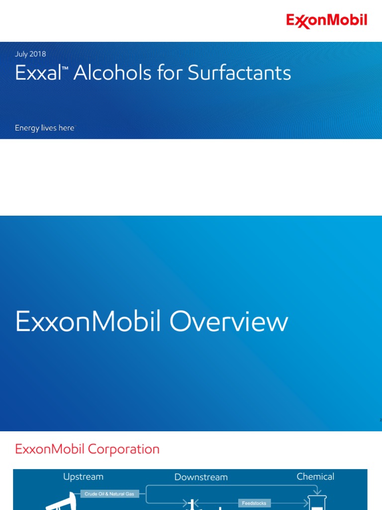Exxal Alcohols For Surfactants | PDF | Surfactant | Emulsion