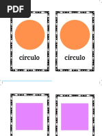 Lotería de Figuras Geométricas para Niños | PDF | Percepción visual ...