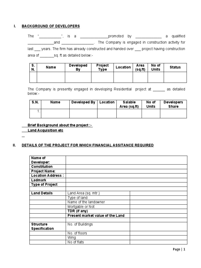Executive Summary - Construction Finance - 1 | PDF | Credit | Finance ...