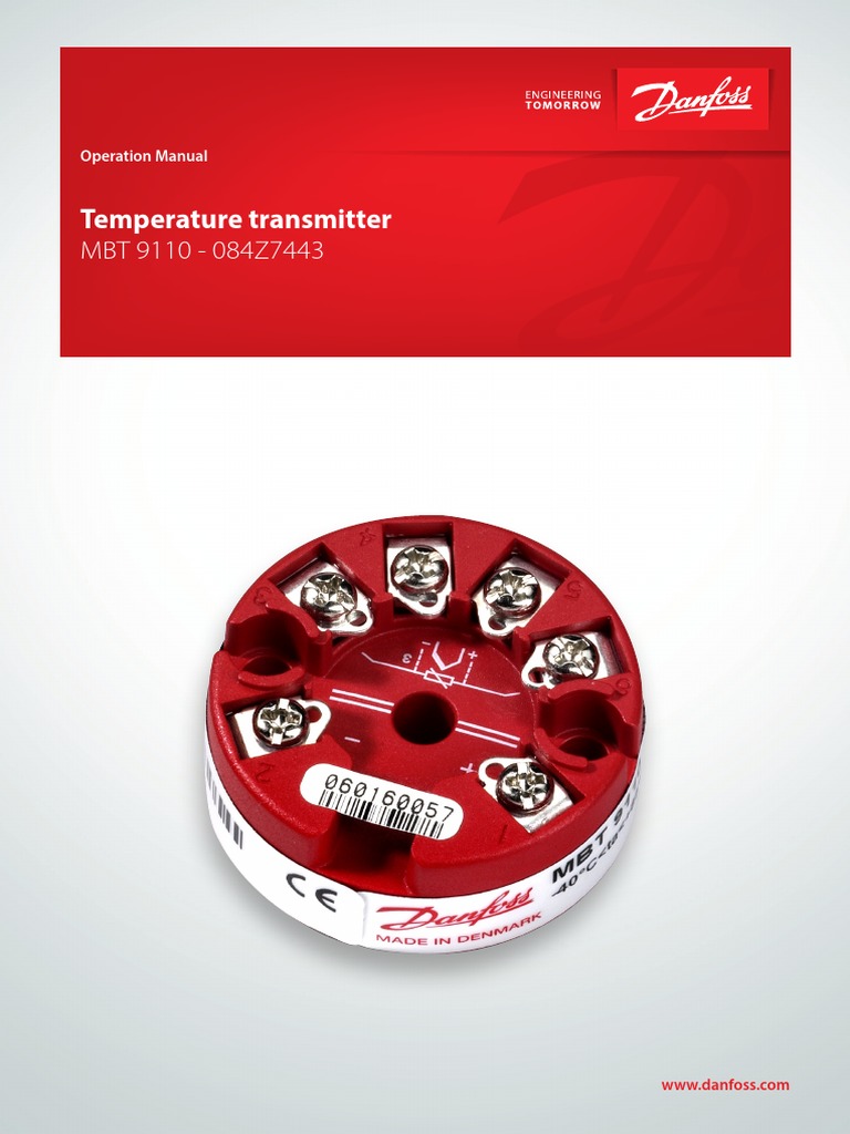 Temperature Transmitter: MBT 9110 - 084Z7443 | PDF | Quantity | Electronics