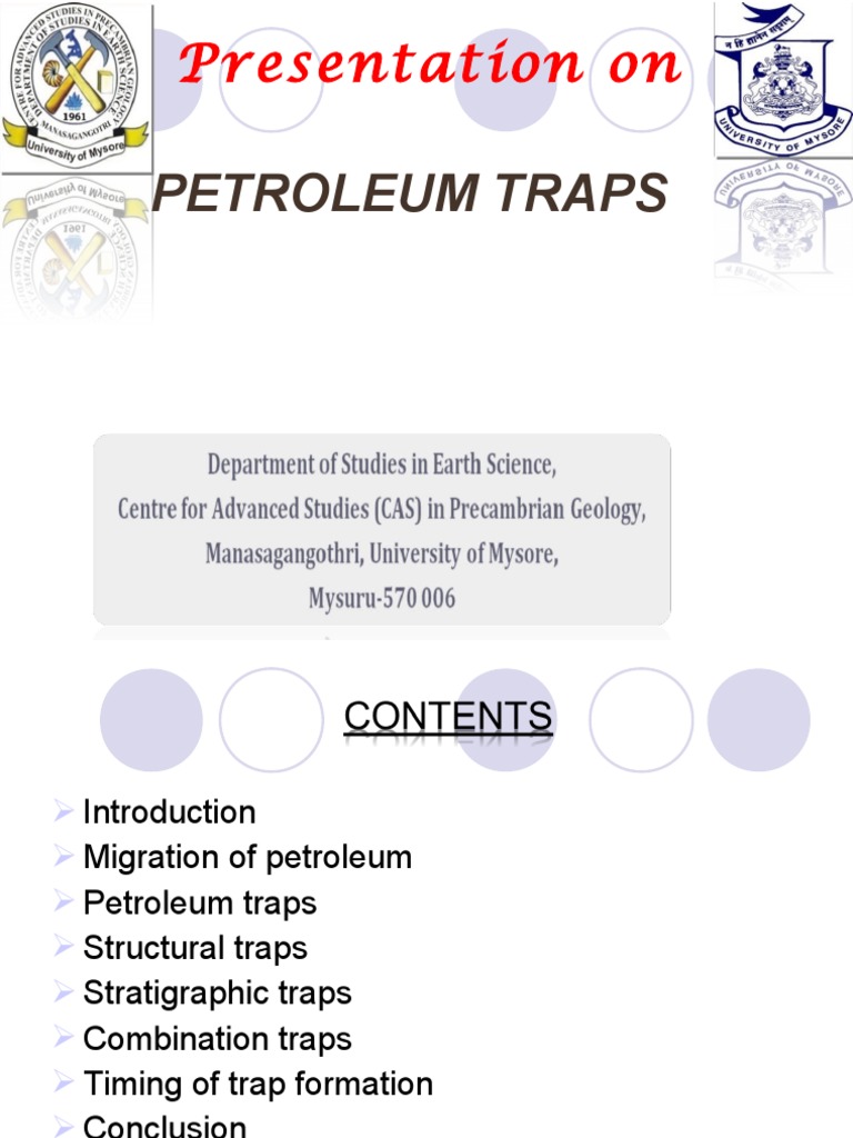 Presentation On: Petroleum Traps | PDF | Stratigraphy | Petroleum Reservoir