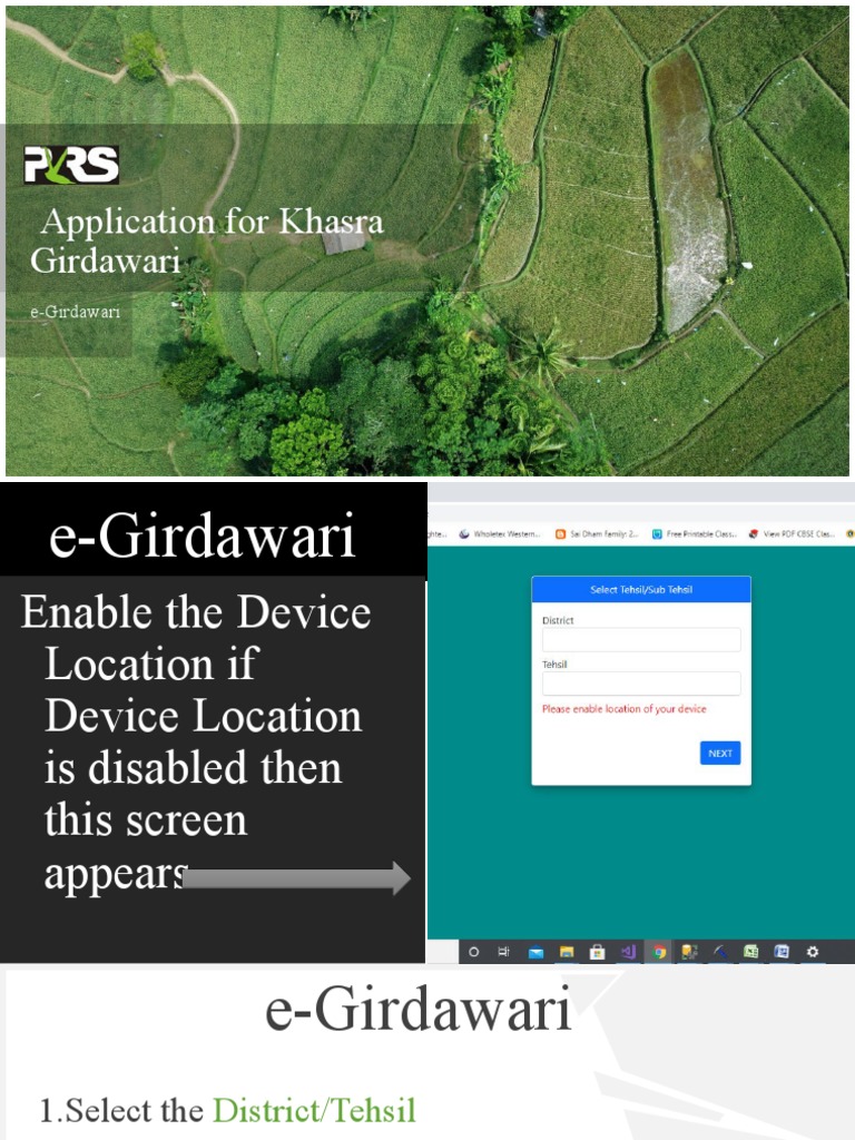 Mobile Application For Khasra Girdawari Ver 1.0 | PDF