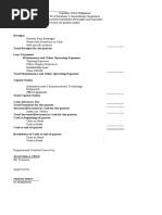 SK Disbursement Voucher Template | PDF | Payments | Economies