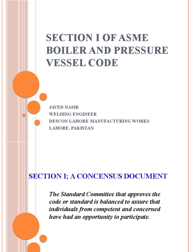 Section I of Asme Boiler and Pressure Vessel Code | PDF | Mechanical ...