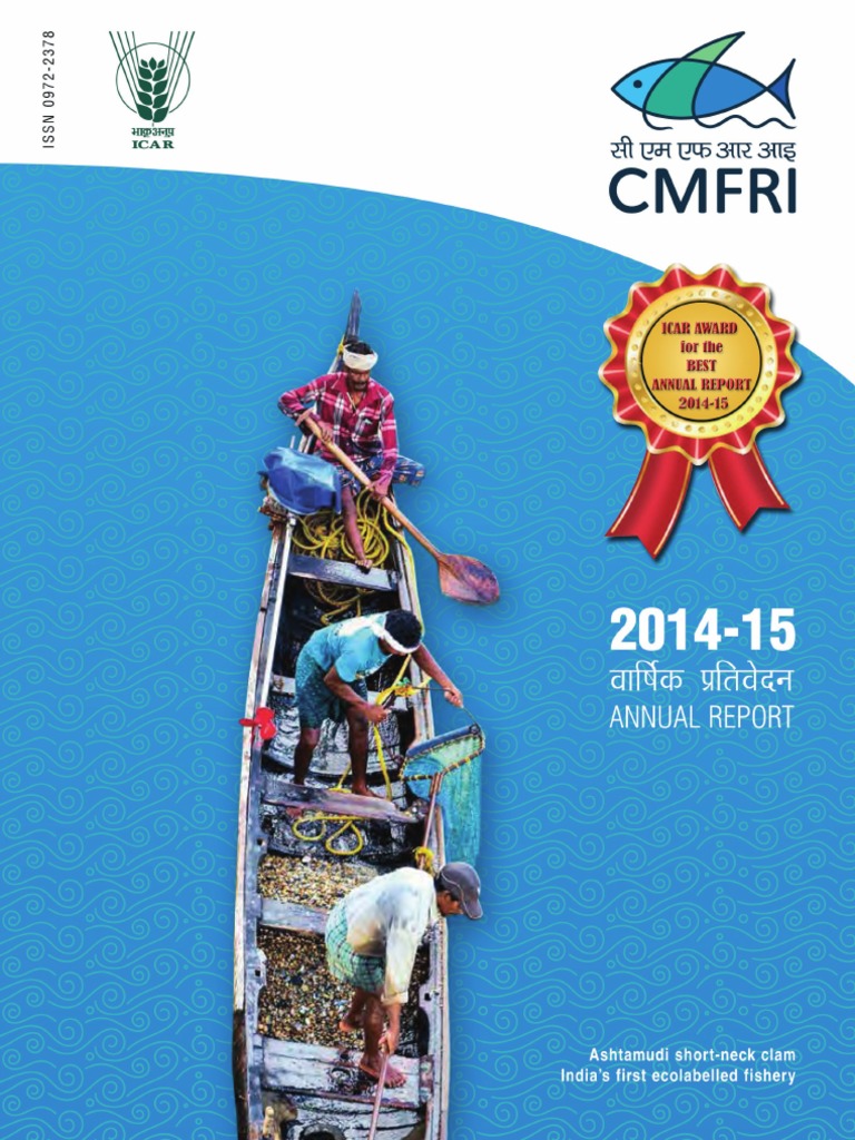 CMFRI Annual Report 2014-15 | PDF | Trawling | Oceanography