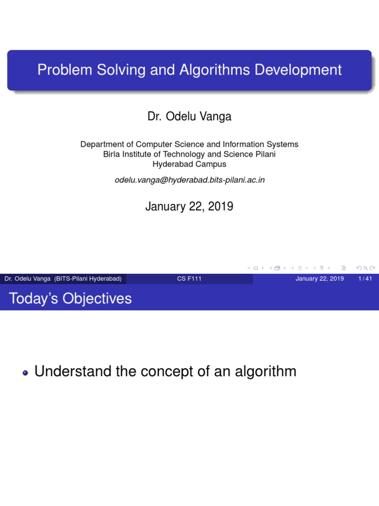 Lect05 Algorithm PDF | PDF | Algorithms | Iteration