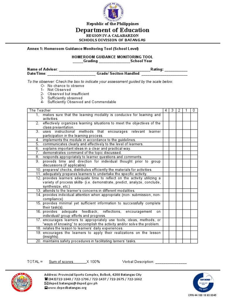 HGP Forms | PDF | Educational Assessment | Learning