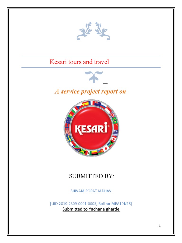 Kesari Tours: A Comprehensive Overview | PDF | Brand | Marketing