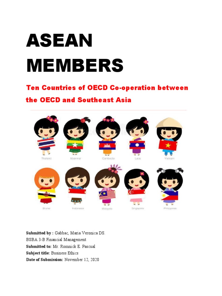 Asean Members: Ten Countries of OECD Co-Operation Between The OECD and ...