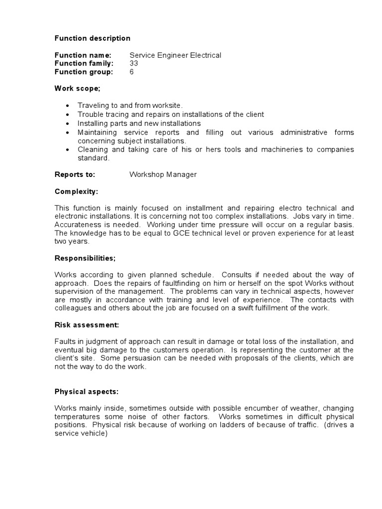 Function Description Function Name: Function Family: Function Group ...