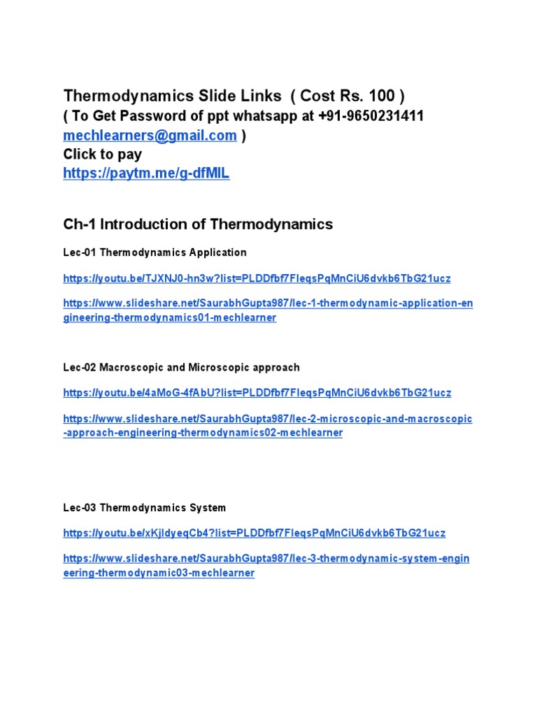 Thermodynamics Lecture Slides Collection | PDF | Heat | Thermodynamics