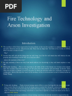 Forensic Investigation in Fire & Arson Cases | PDF | Scientific Method ...