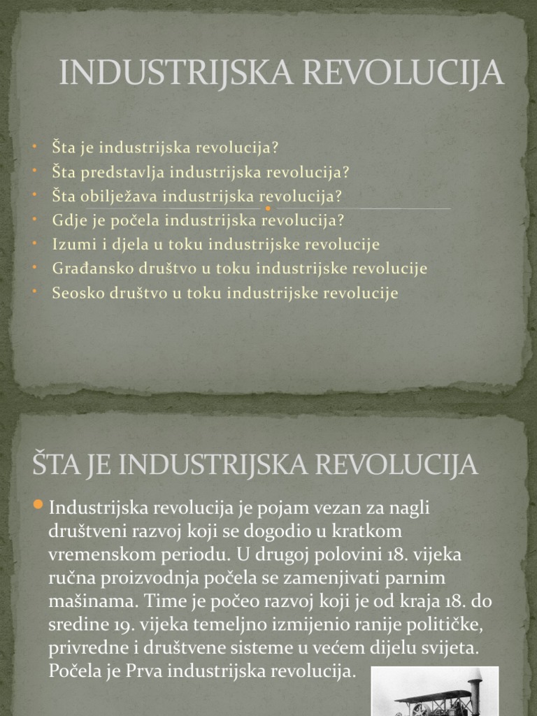Industrijska Revolucija | PDF