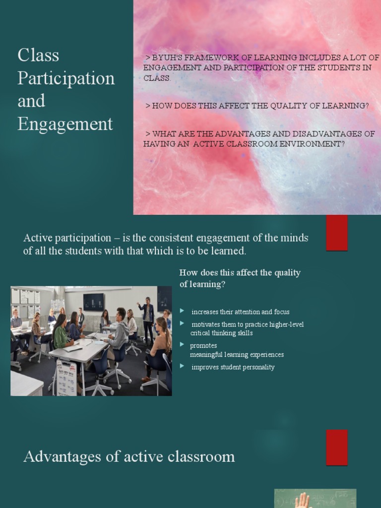 Class Participation and Engagement | PDF