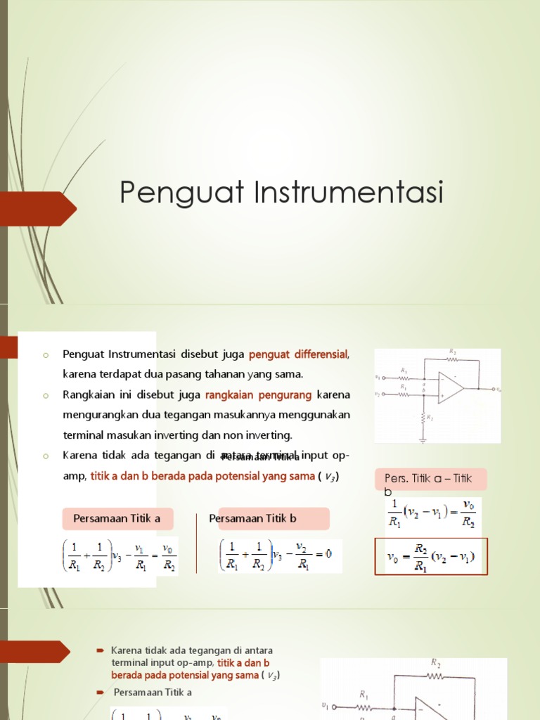 Penguat Instrumentasi 1 | PDF