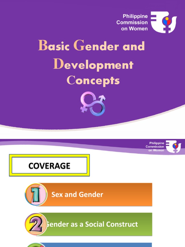 BFP Orientation On Basic GAD Concepts DEC 2020 | PDF | Gender Role | Gender