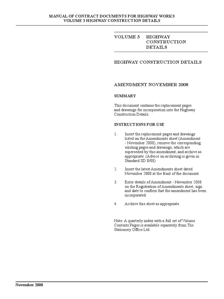 Volume 3 Highway Construction Details Highway Construction Details ...