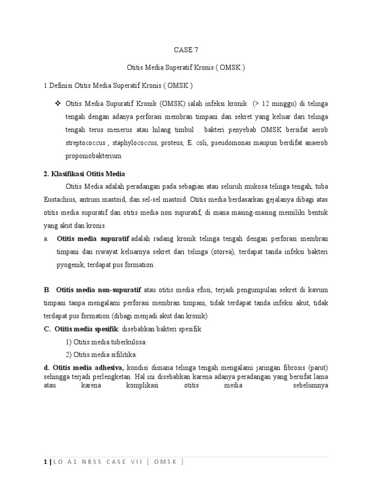 Panduan OMSK untuk Profesional Medis | PDF