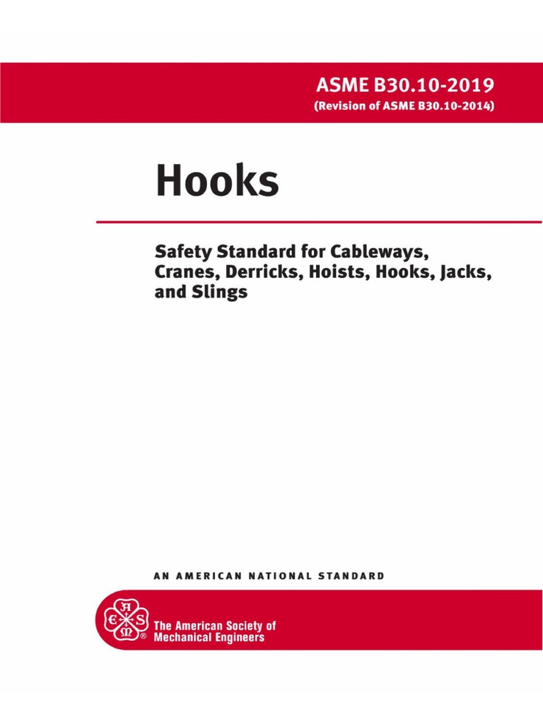 Asme B30.10 2019 Parte I PDF | PDF